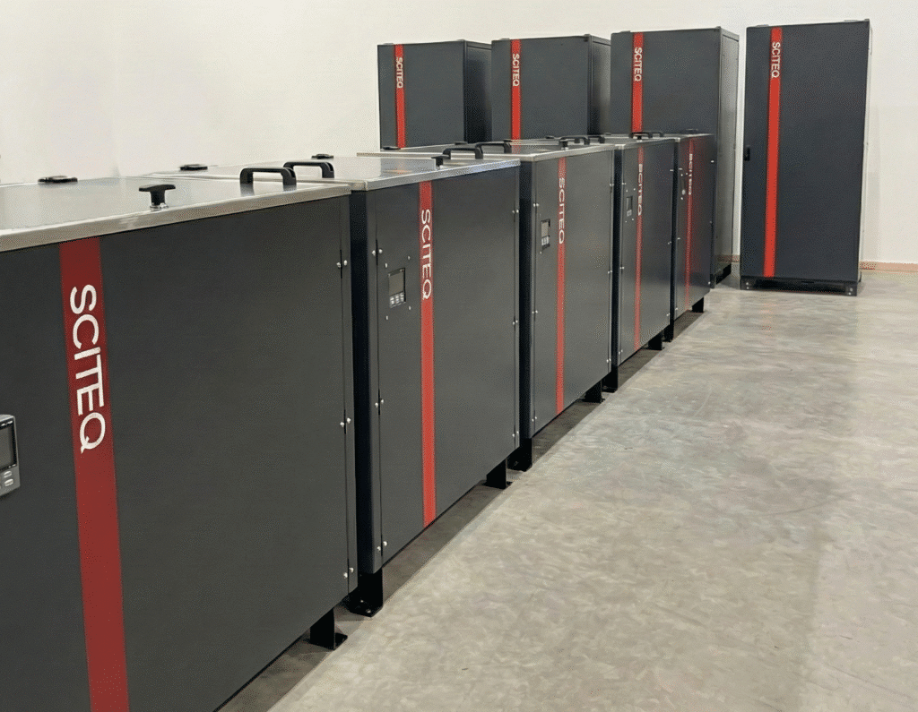 SCITEQ liteTANK effiency in testing acc. ASTM D1598, ISO 1167